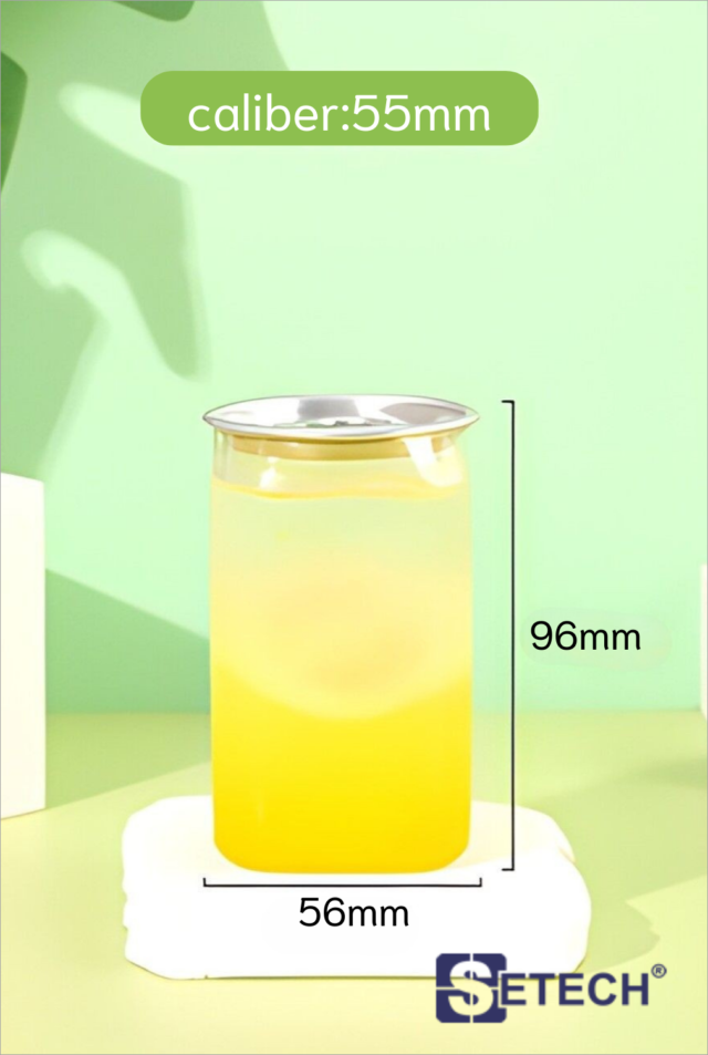 Beverage cans with lids 500 ml. Model A SETECH-CD-05